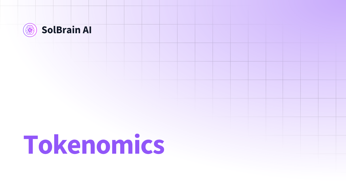 Tokenomics | SolBrain AI